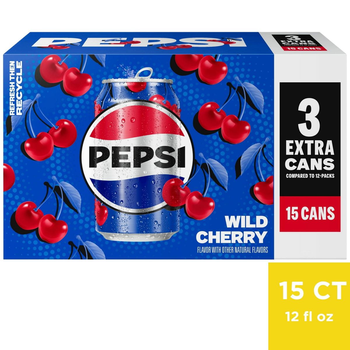 Pepsi Wild Cherry - 15pk/12 fl oz Cans - Walmart.com