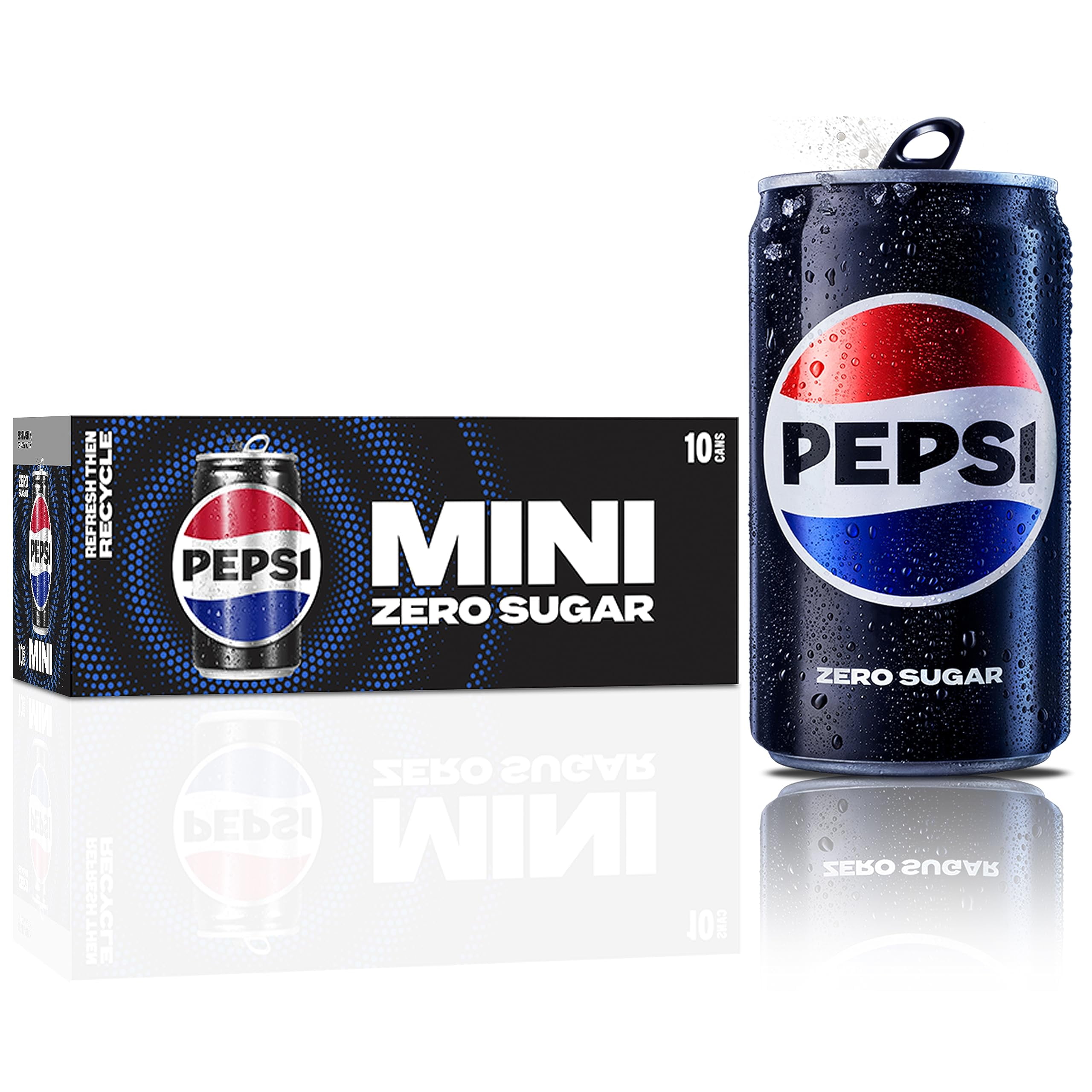 Pepsi Zero Sugar Soda: Refreshingly Bold Flavor in Convenient 7.5 Ounce ...