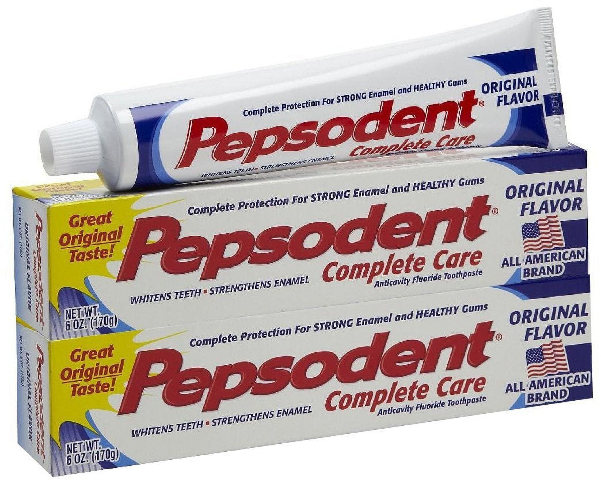 Pepsodent Complete Care Anti-cavity Fluoride Toothpaste 6 oz 2 Pack ...