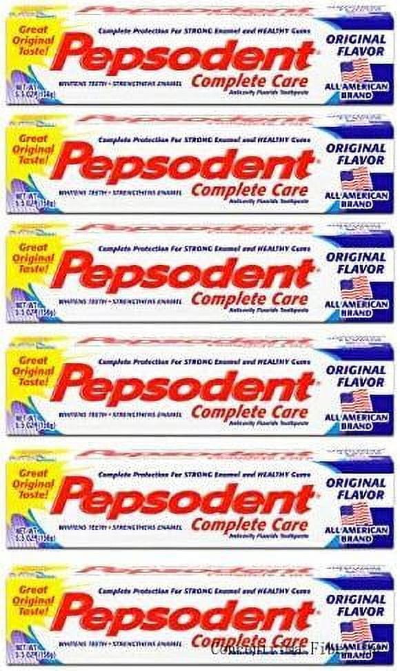 Pepsodent Complete Care Toothpaste Original Flavor 5.5 Oz ( Pack Of 6 ...
