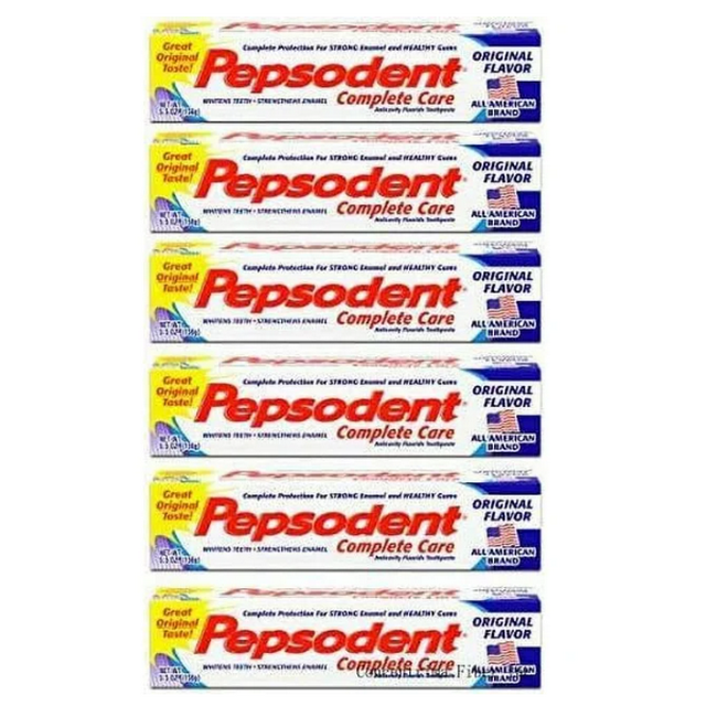 Pepsodent Complete Care Toothpaste Original Flavor 5.5 oz ( Pack of 6 ...