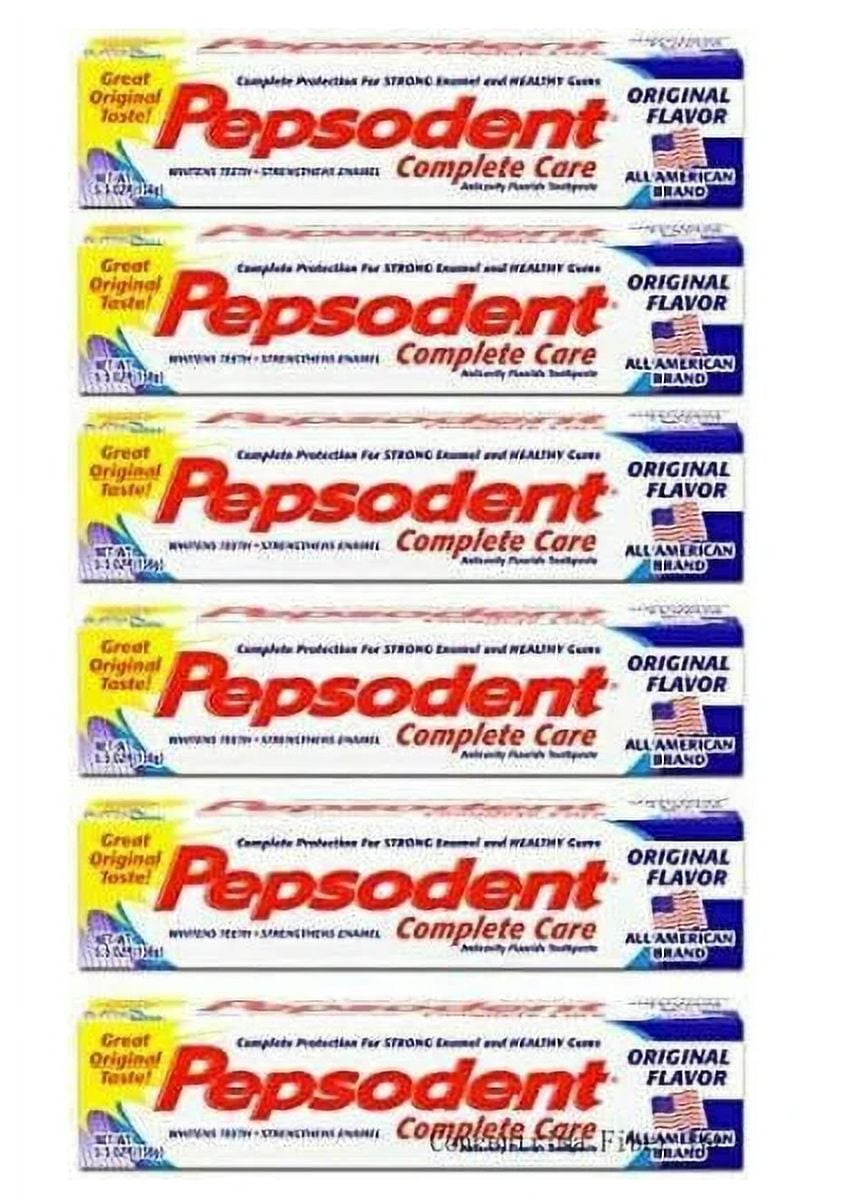 Pepsodent Complete Care Toothpaste Original Flavor 5.5 oz ( Pack of 6 ...