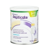 Pepticate Baby Formula, Hypoallergenic Powdered Infant Formula for Cow ...