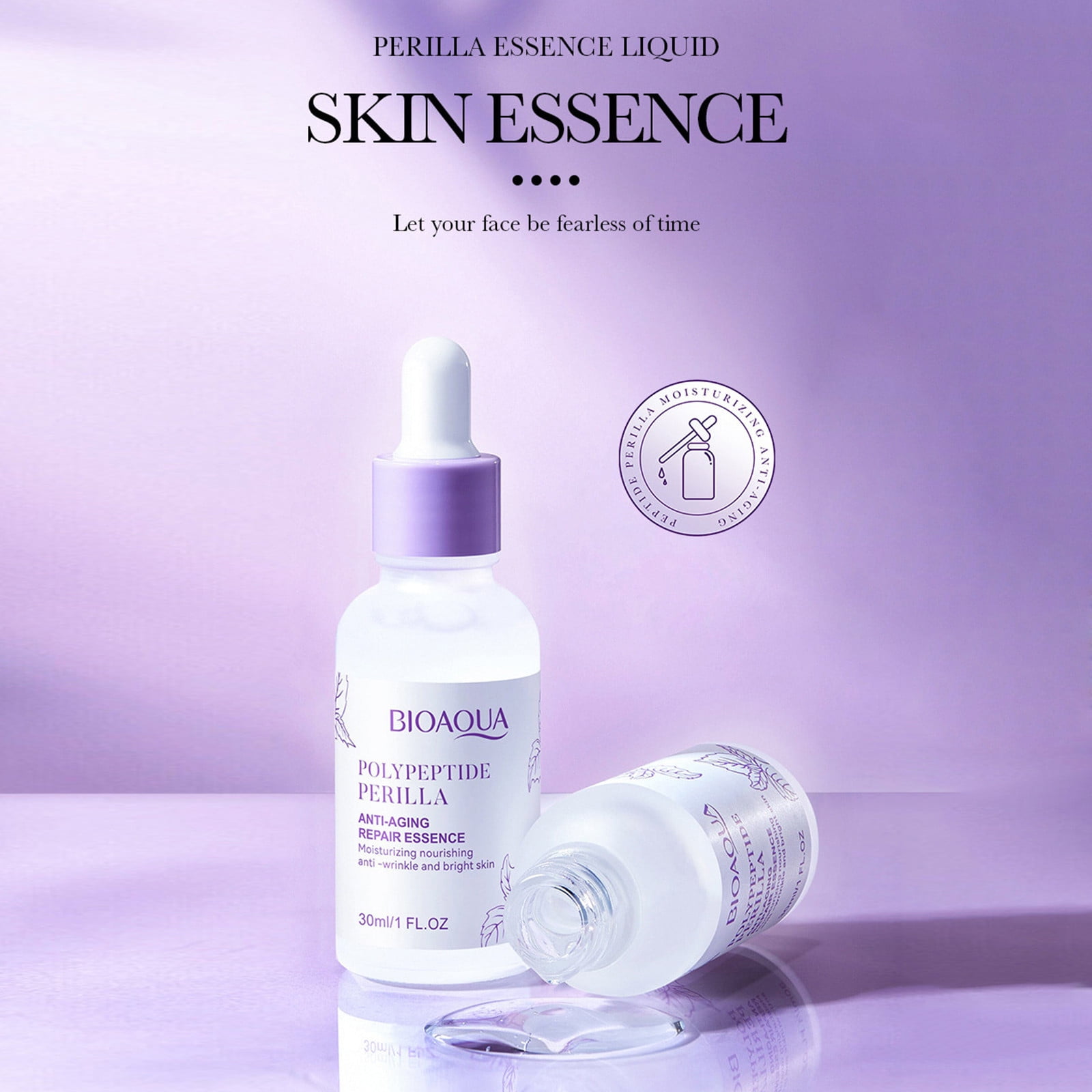 Peptide And Perilla Set Natural And Refreshing Moisturizer Cleanser And ...