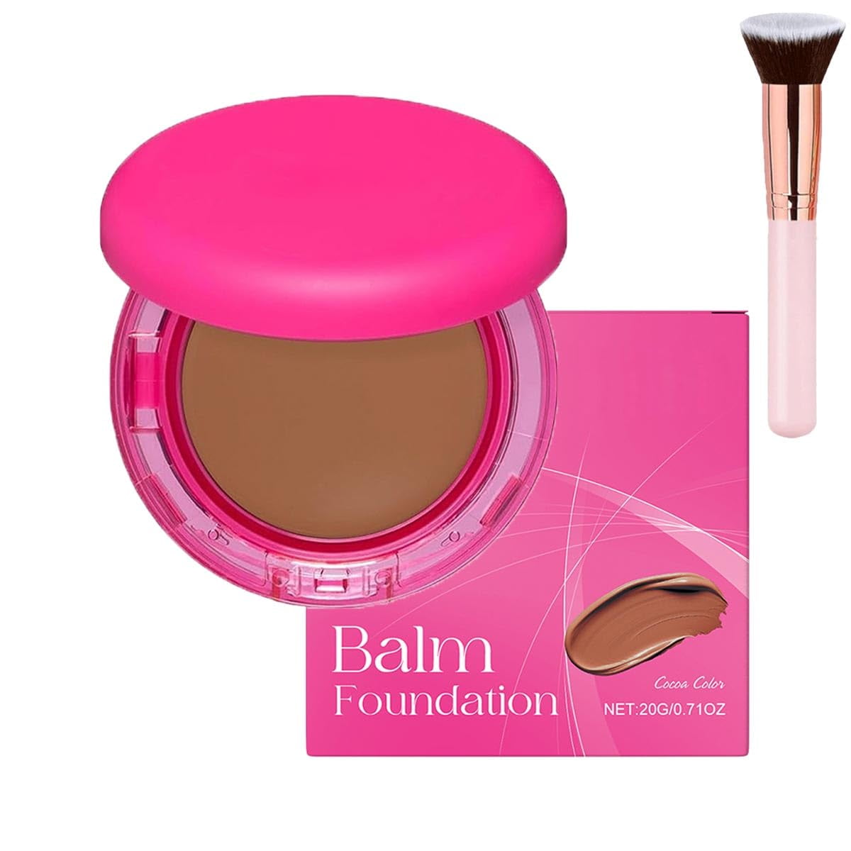 Peptide Bounce Balm Foundation,Hydrating Moisturizing Serum Foundation ...