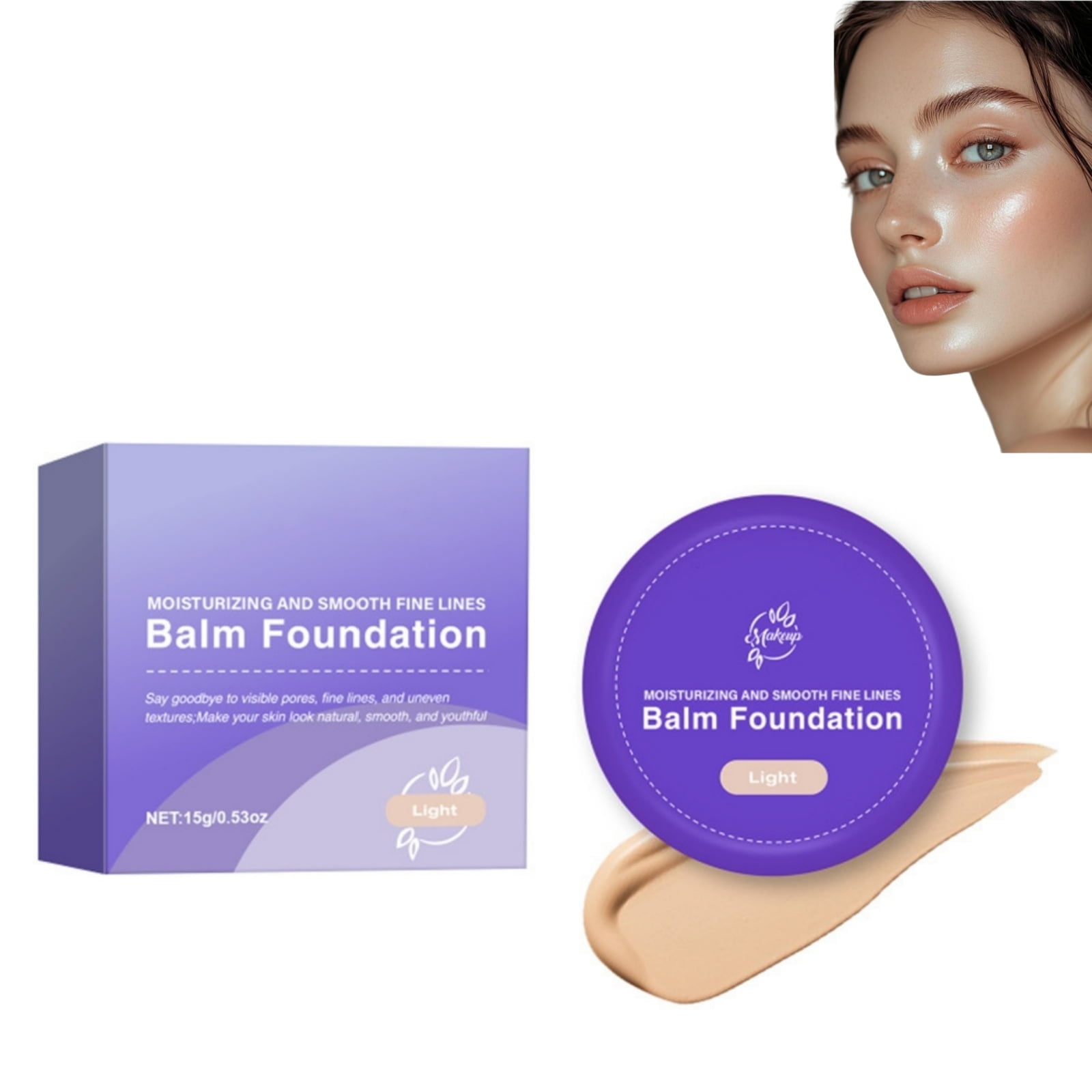 Peptide Bounce Balm Foundation, New Peptide Bounce Foundation, Hydrating, Age-Defying Makeup for ...