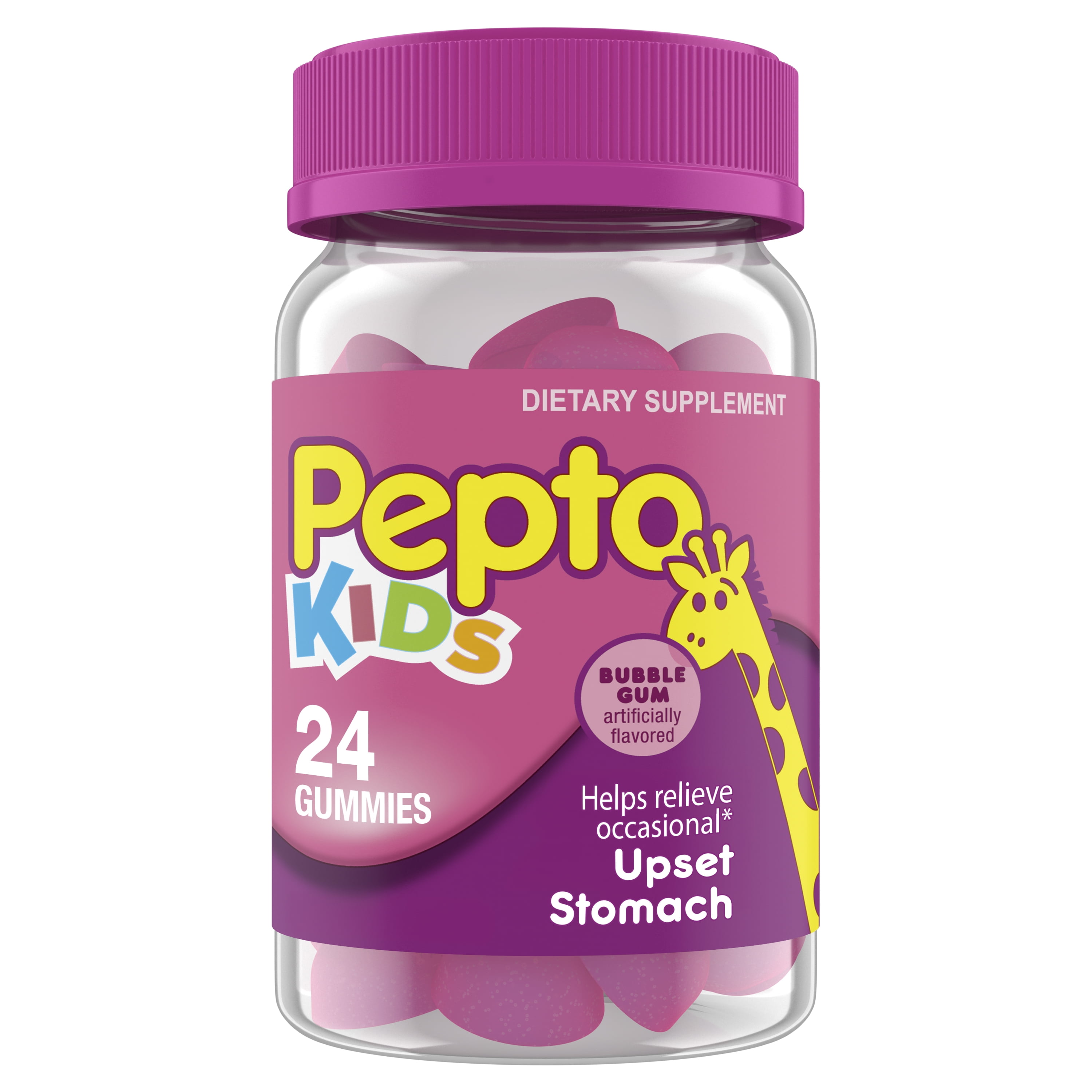 Pepto Kids Chewable Gummies, Children's Tummy Relief, Antacid ...