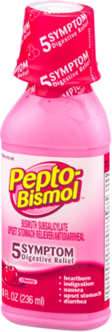 Pepto-Bismol Liquid, Cherry 8 oz (Pack of 2) - Walmart.com