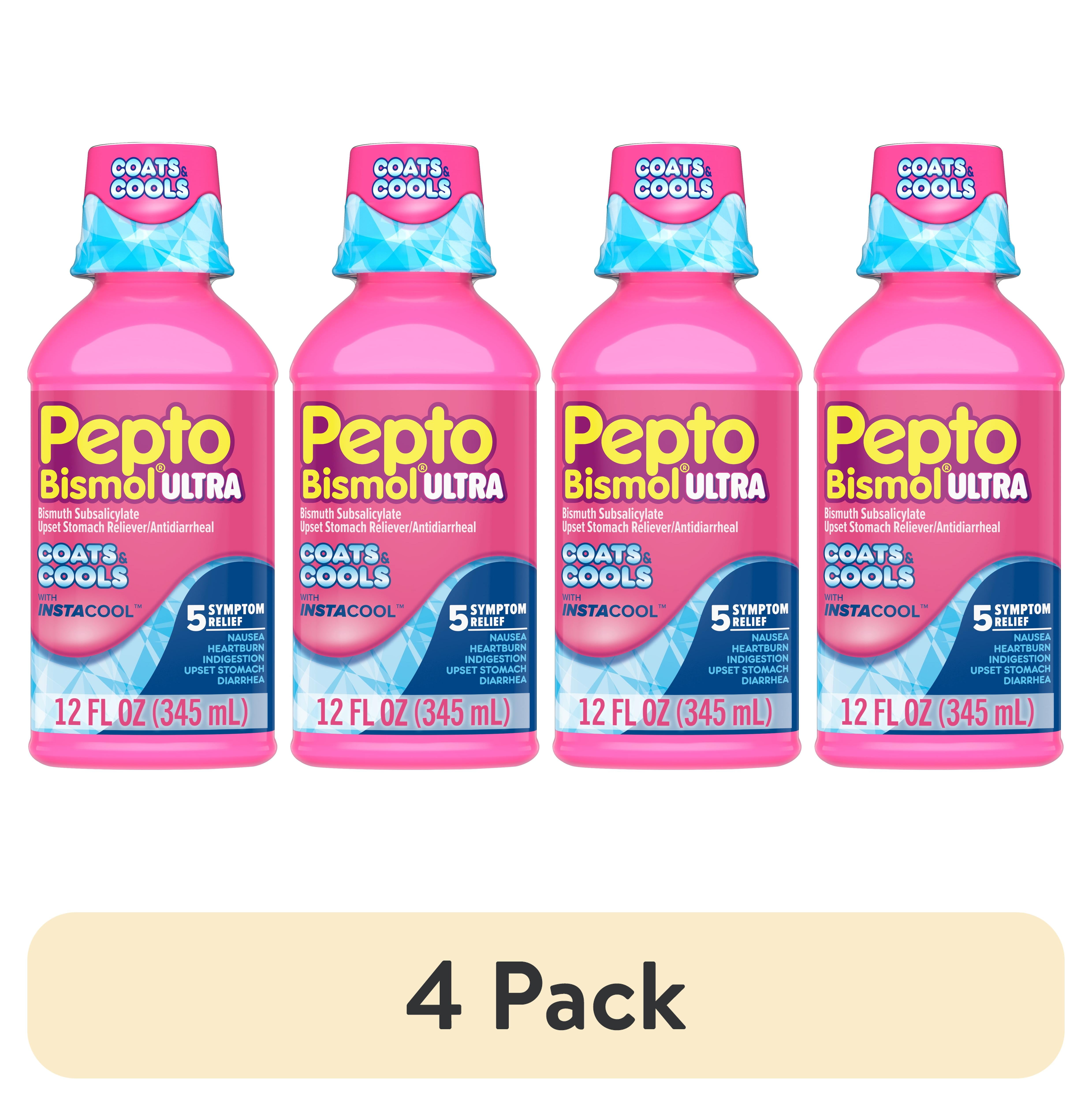 (4 pack) Pepto Bismol Liquid Ultra, Indigestion and Anti-Diarrhea ...