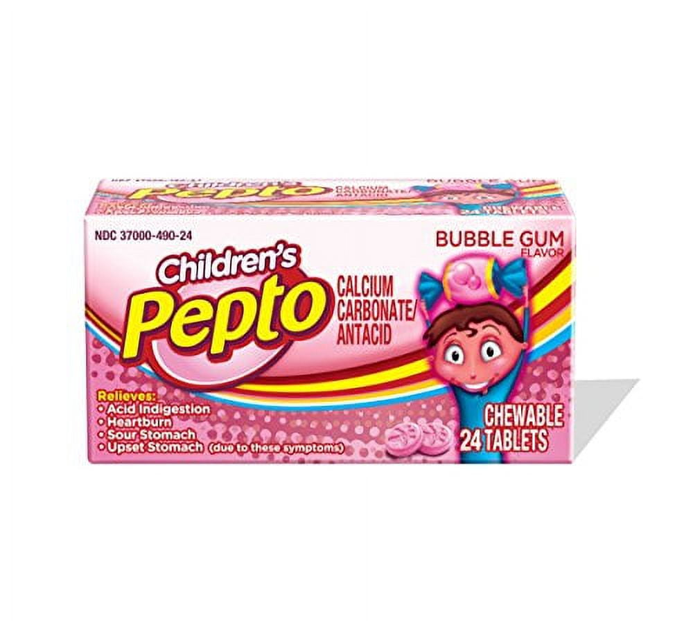 Pepto Childrens Bbl Gum Size 24pc - Walmart.com