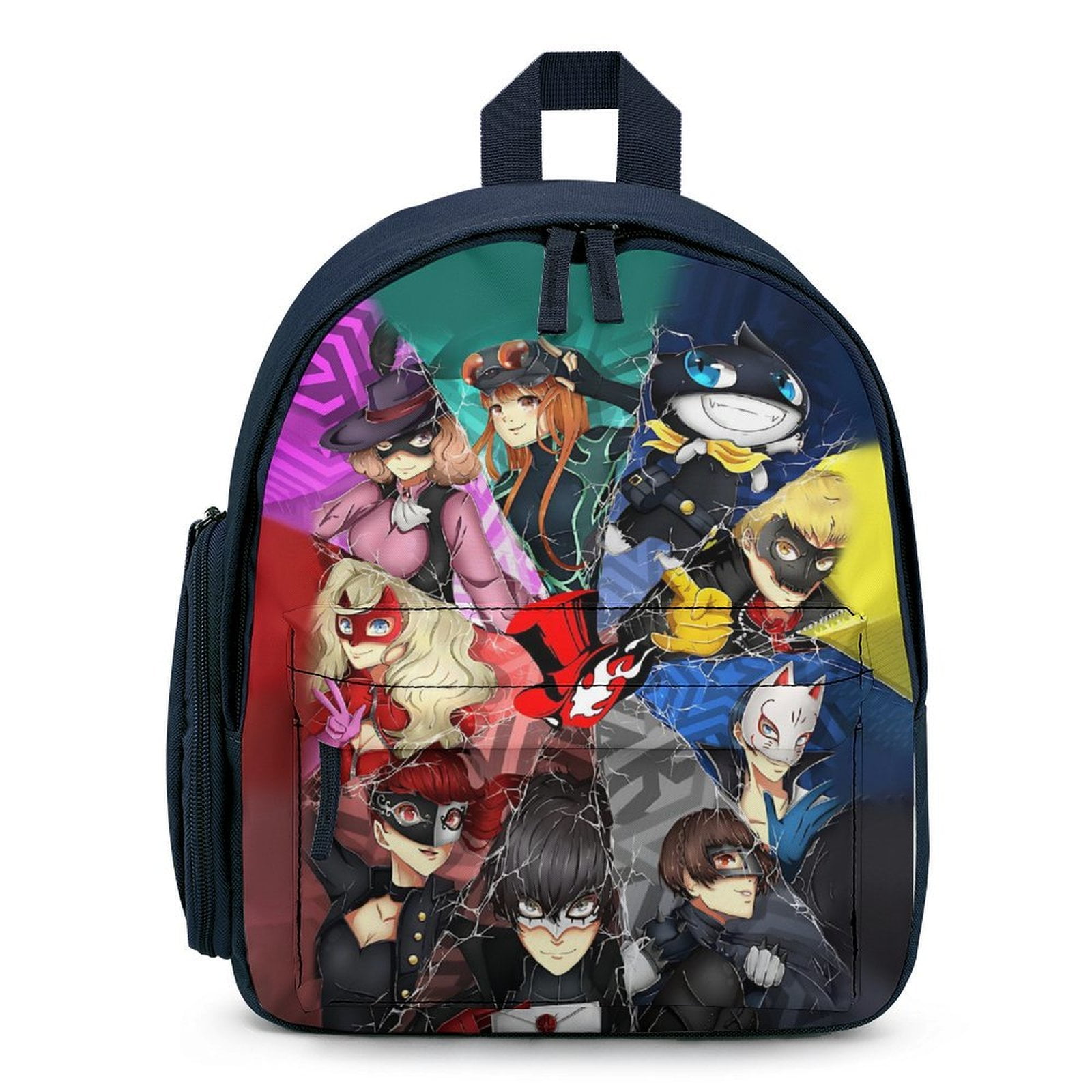 Per-Sona 5 Backpack for Men Women Small Backpack with Front Pocket ...