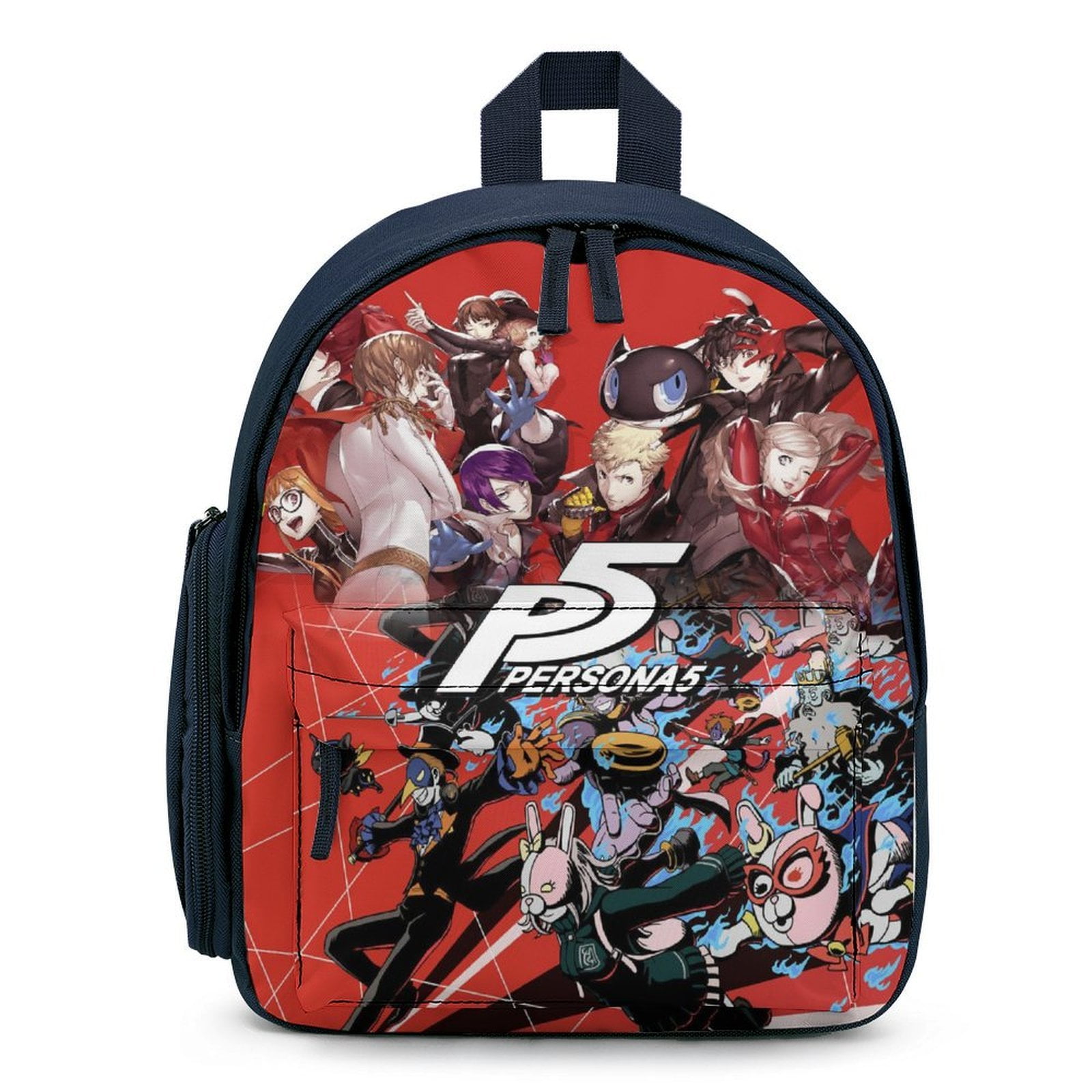 Per-Sona 5 Backpack for Men Women Small Backpack with Front Pocket ...
