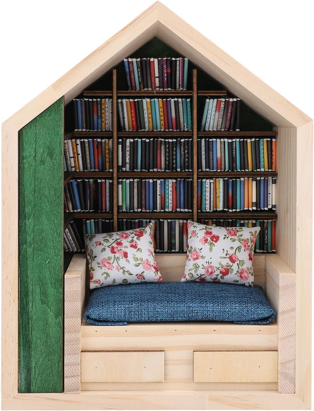 PerGar Anxiety Bookshelf, Anxiety Mini Bookshelf, Small Bookshelf Mini ...