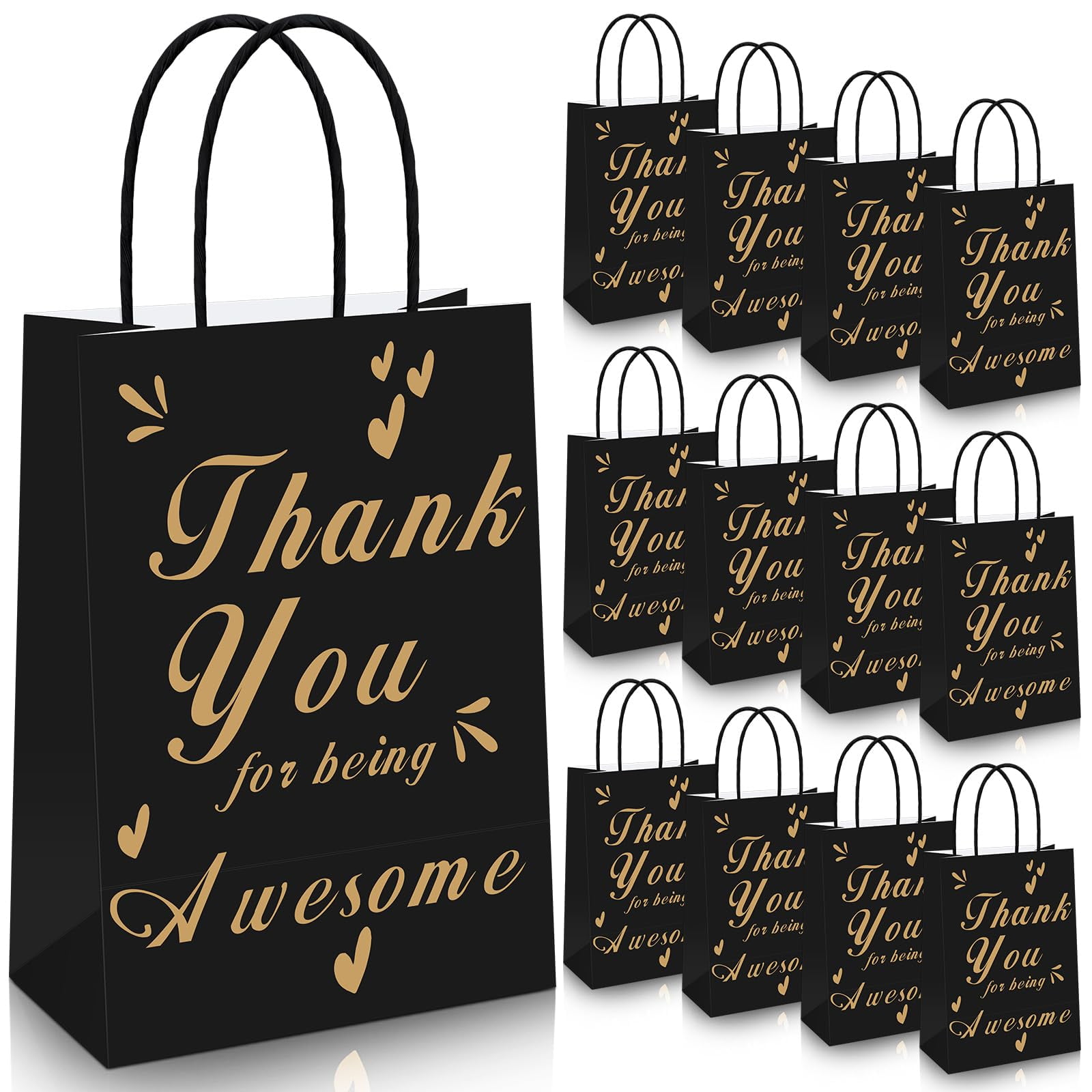 PerKoop 24 Pieces Employee Appreciation Gift Bags Bulk Thank You for ...