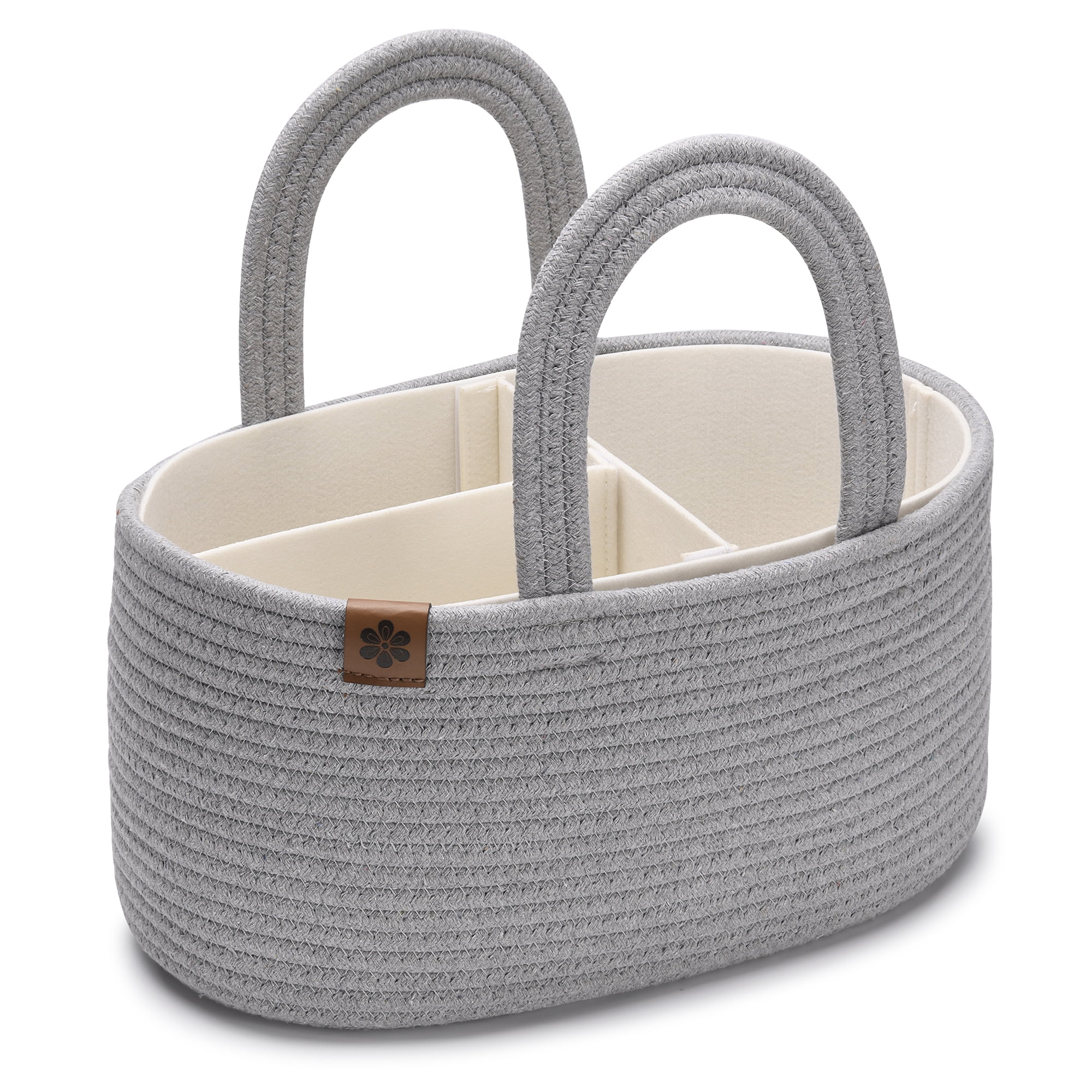 PeraBella 2-in-1 Baby Diaper Caddy Organizer for Changing Table ...