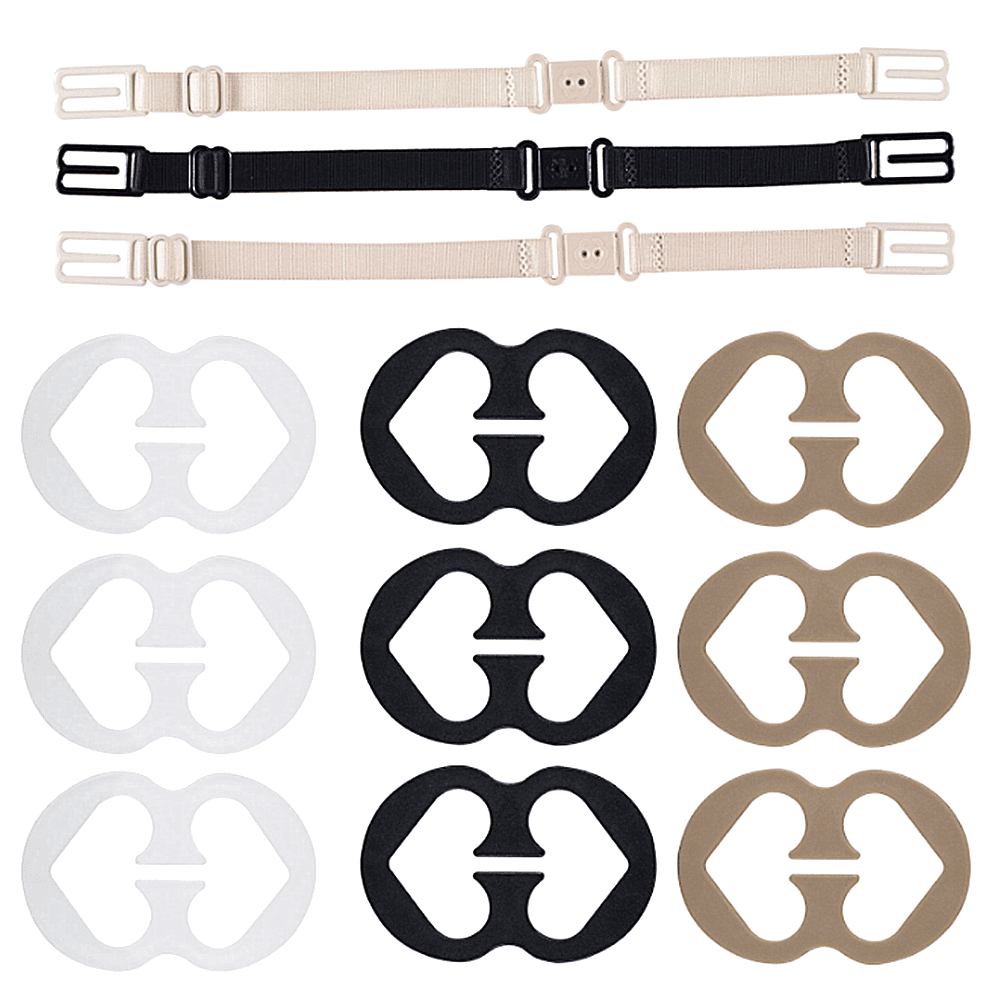 Peralng Bra Strap Clips 12 Bra Clips and Bra Straps Holder Women’s ...