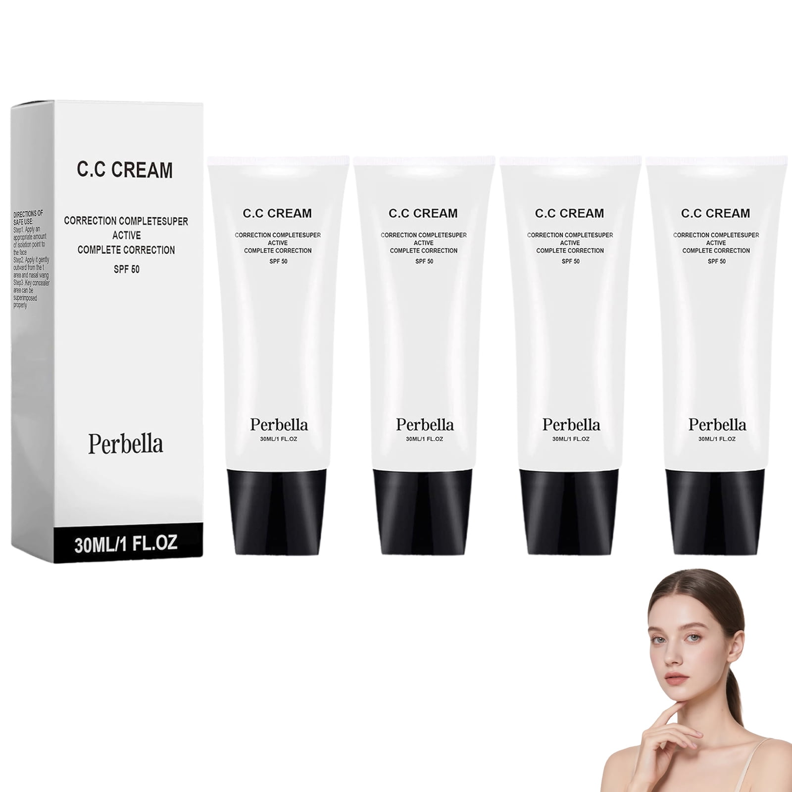 Perbella Cc Cream for Older Women, Perbella Cc Cream Self Adjusting for Mature Skin, cc cream ...