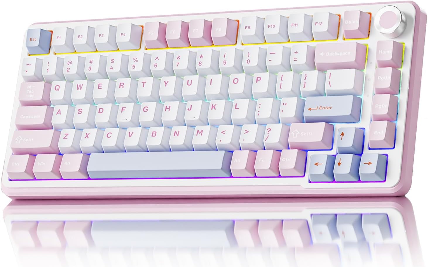 Percent Keyboard & RGB Backlight: This wireless mechanical gaming ...