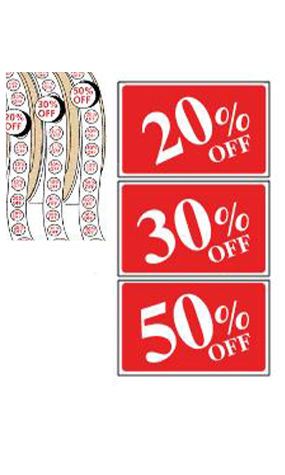 Percent Off Kit with Labels and Signs - Walmart.com