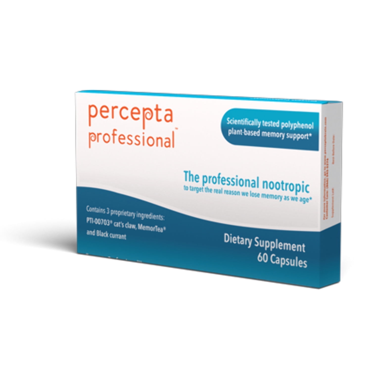 Percepta Professional 60 Capsules, Brain Health Supplement, Cat's Claw ...