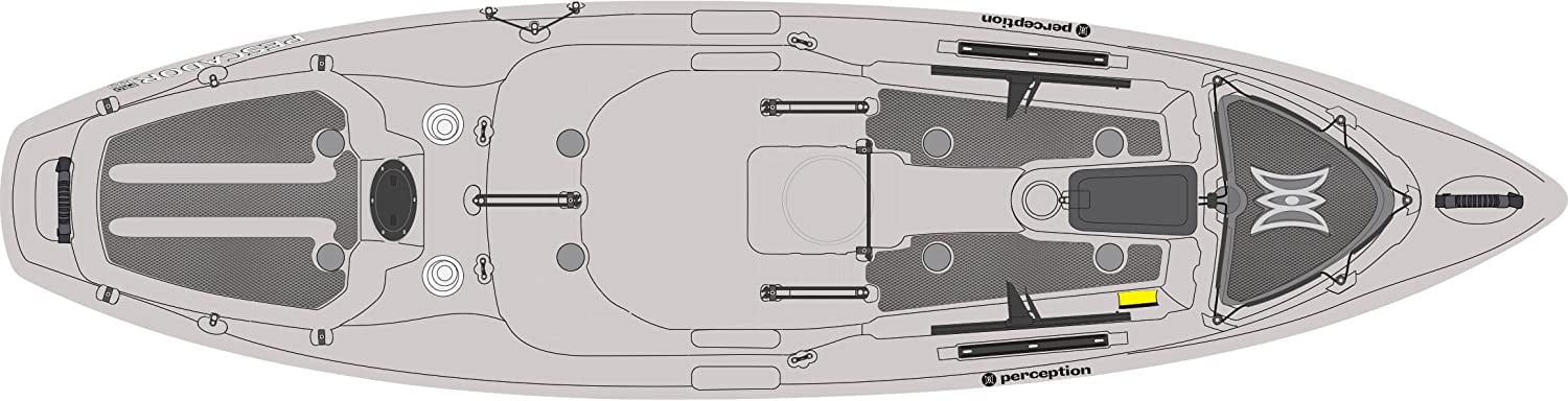 Perception Silent Traction for Pescador Pro 10' Kayak,Black - Walmart.com