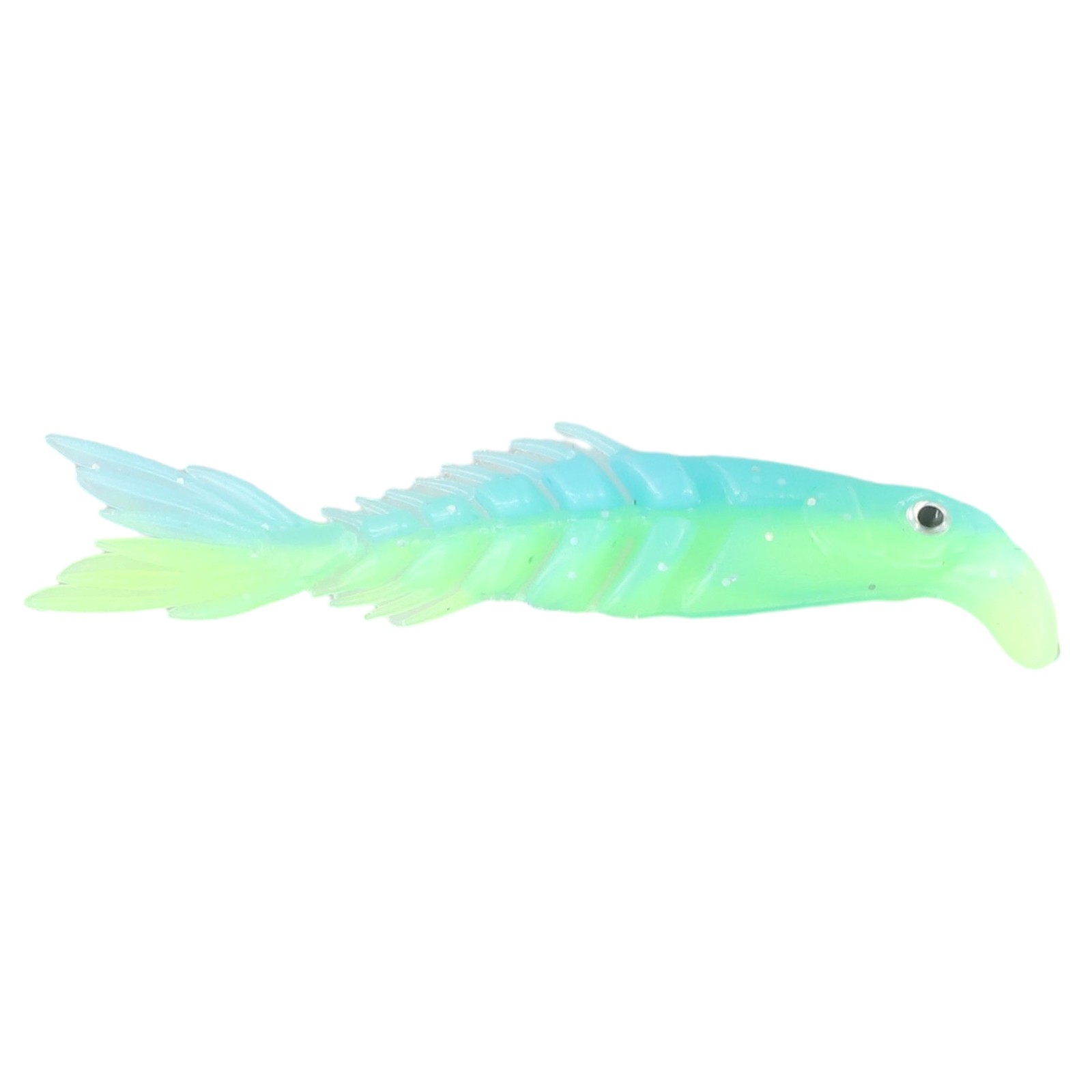 Perch Pike Fishing Bait Soft Double Color Multi Join Bone Fish Paddle ...