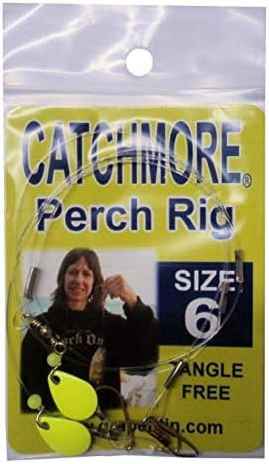Perch Rig w/4mm Bead; 1 Dozen Rigs; Size 6; Multiple Colors - Walmart.com