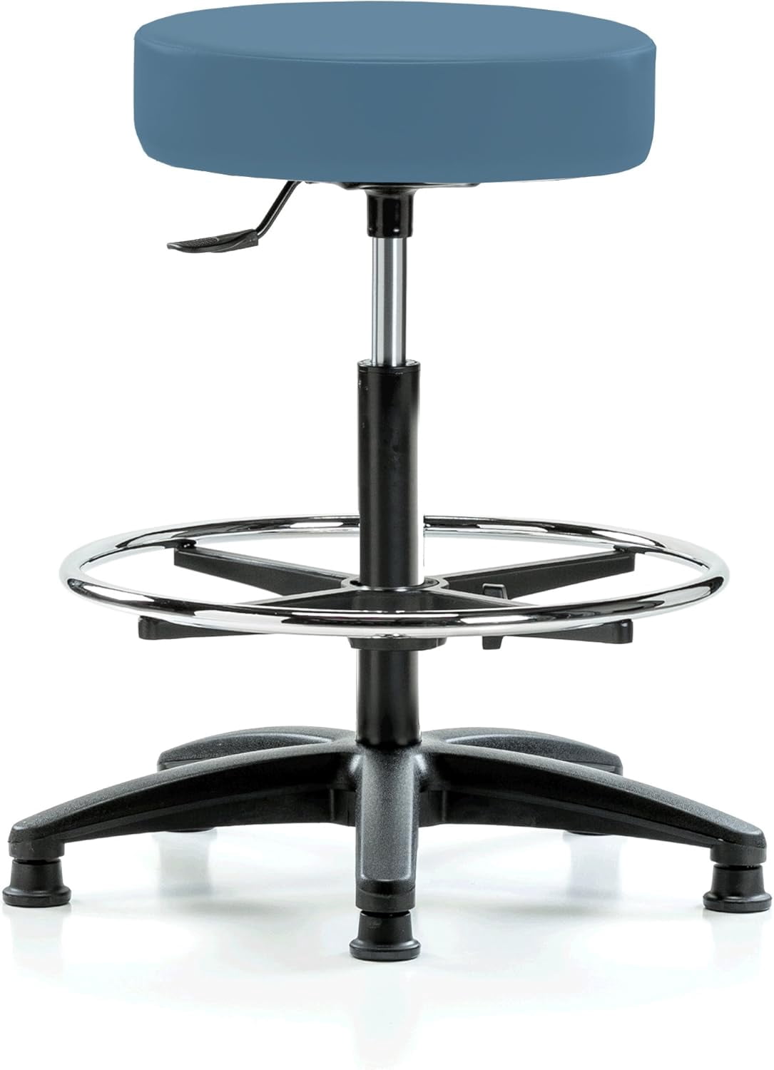 Perch Rolling Single Lever Height Adjustable Swivel Stool Stationary ...