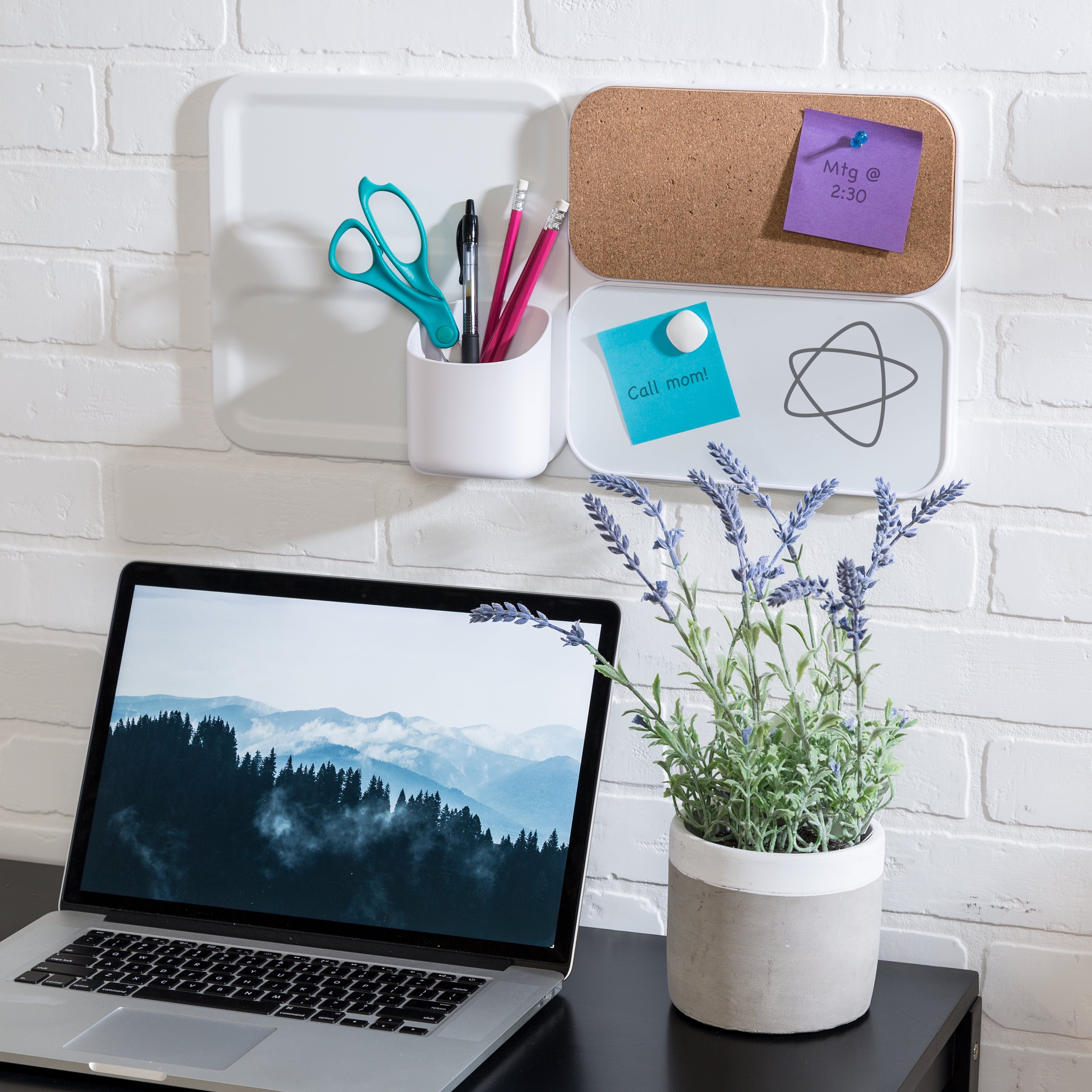 Perch by Honey-Can-Do Plastic Magnetic Wall Organizing System Base ...