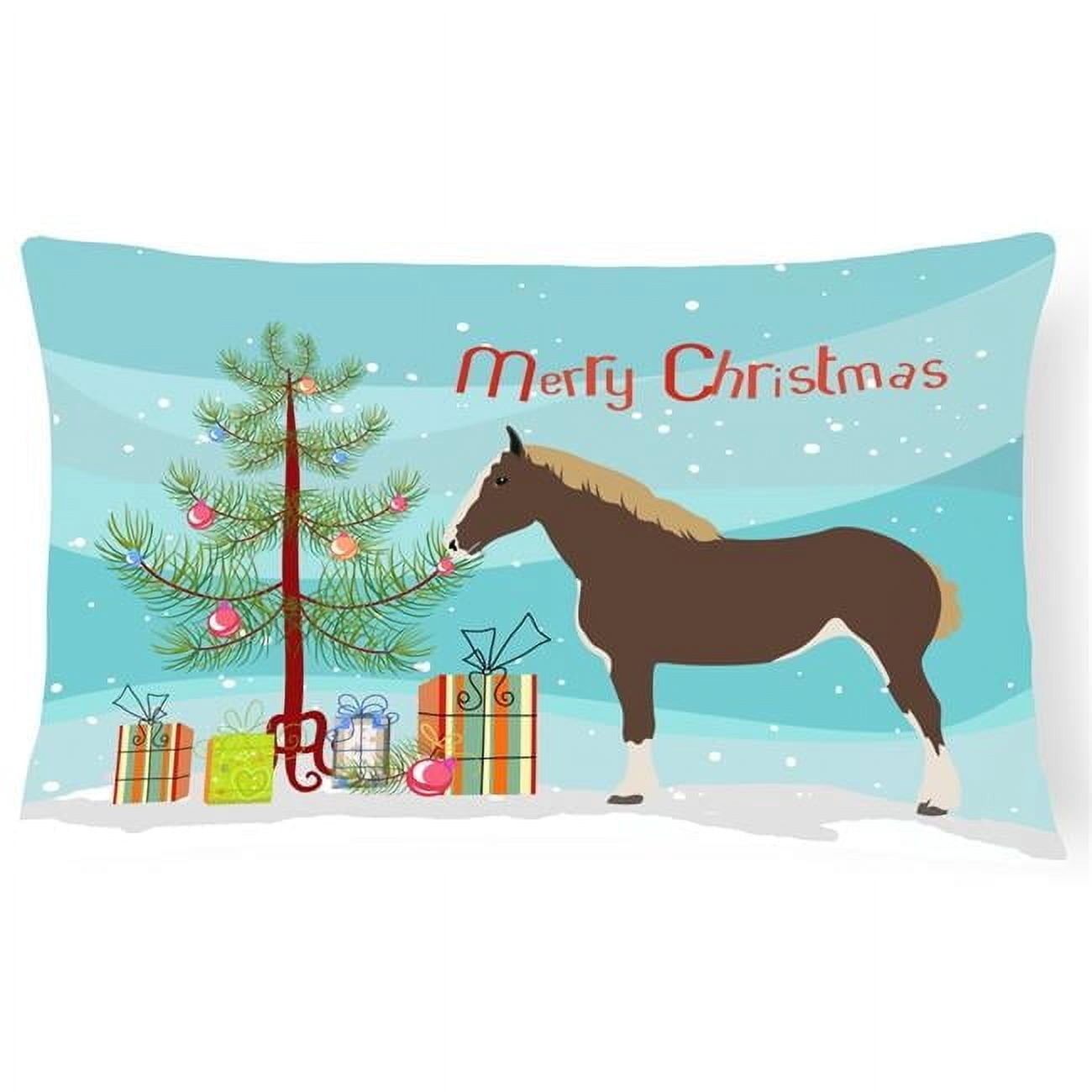 Percheron Horse Christmas Canvas Fabric Decorative Pillow - Walmart.com