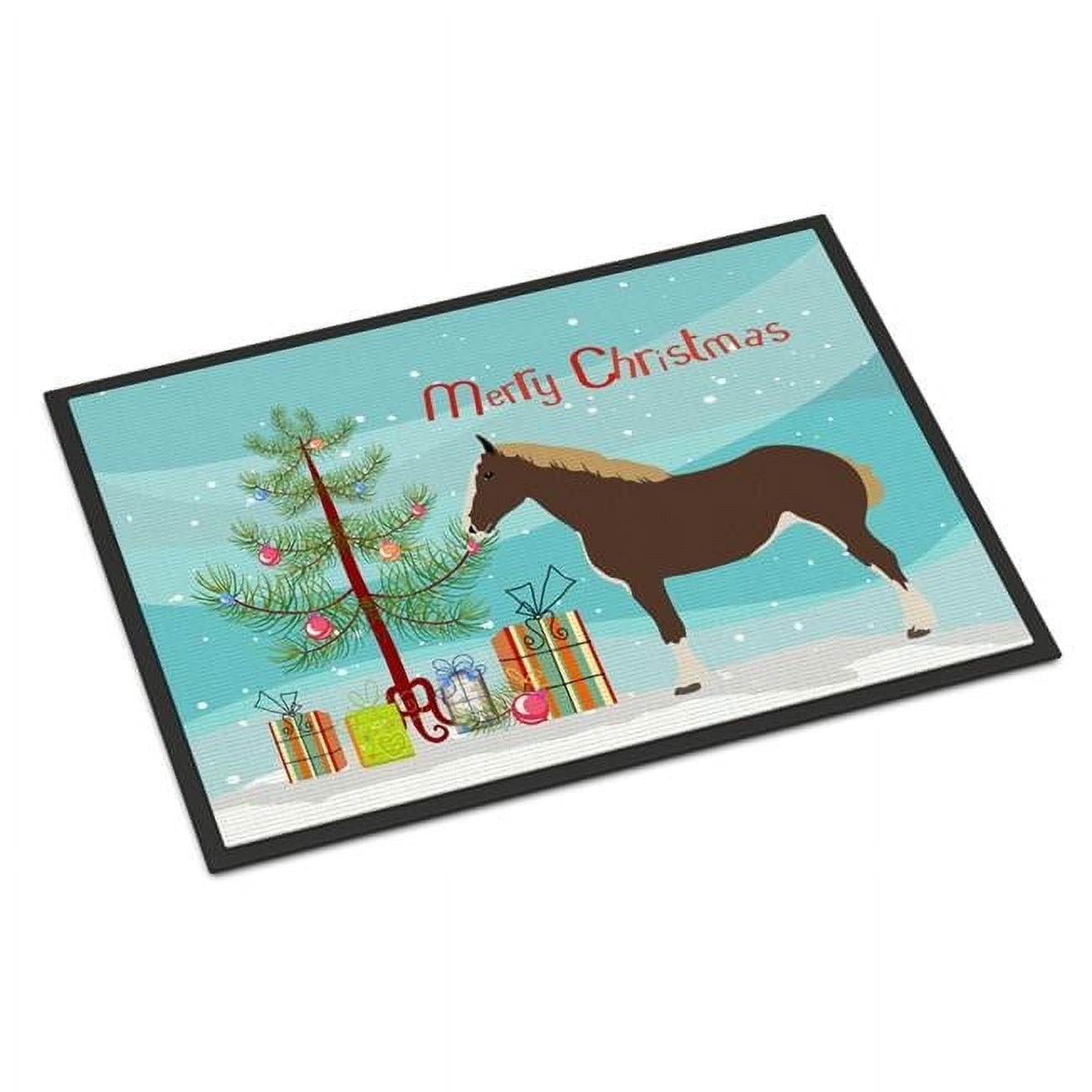 Percheron Horse Christmas Indoor or Outdoor Mat - 18 x 27 in. - Walmart.com