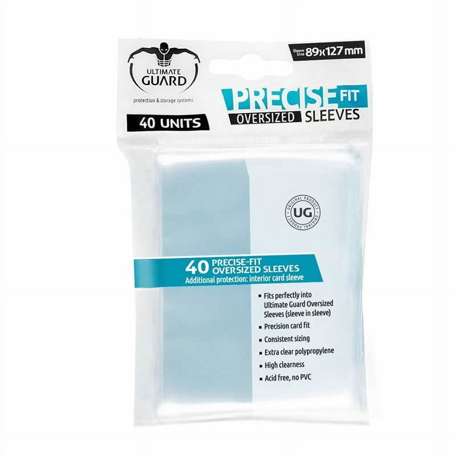 Percise Fit Sleeves Oversize Translucent 89mm x 127mm Pack of 40 ...