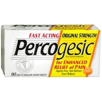 Percogesic Aspirin-Free, Pain Reliever And Fever Reducer Tablets ...