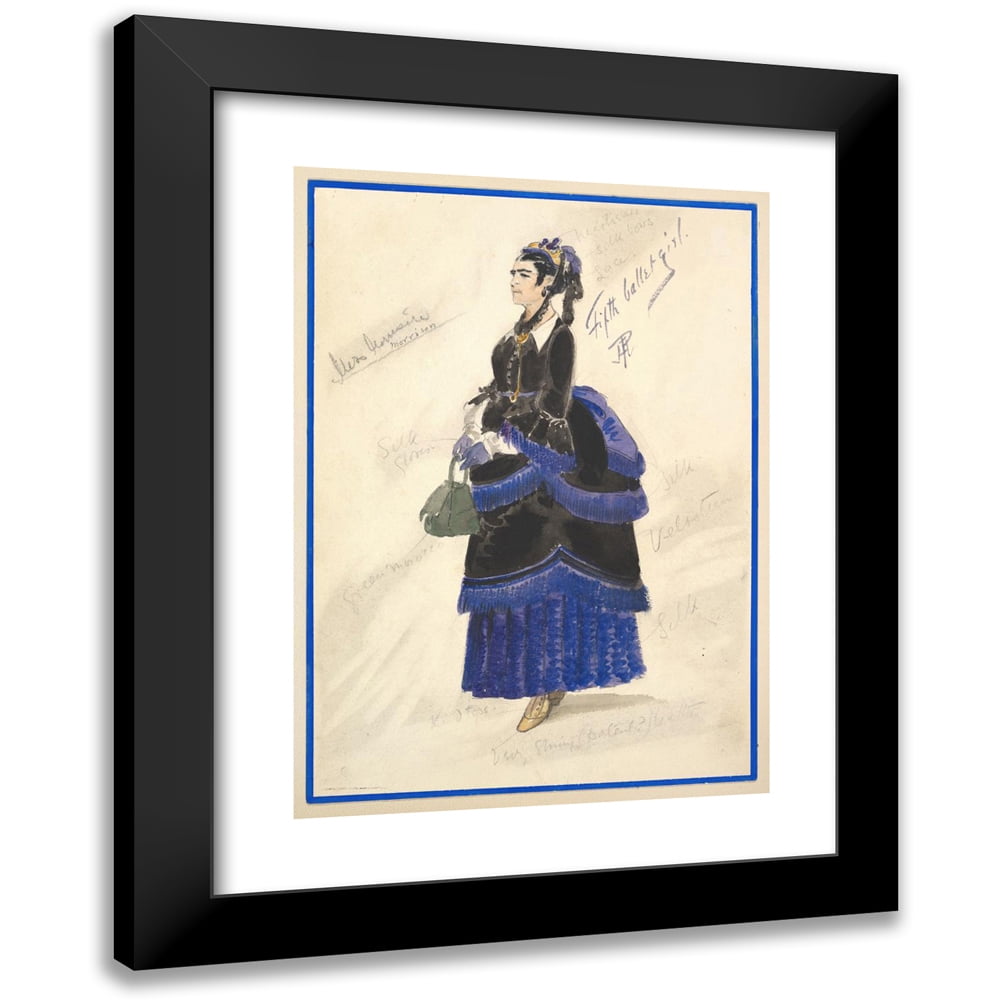 Percy Anderson 11x14 Black Modern Framed Museum Art Print Titled ...