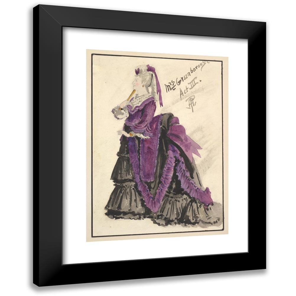 Percy Anderson 11x14 Black Modern Framed Museum Art Print Titled ...