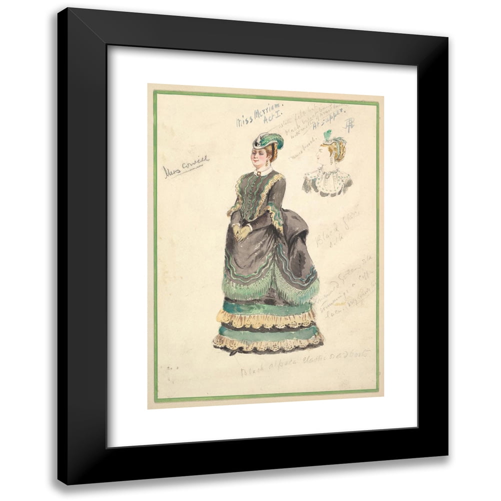 Percy Anderson 14x18 Black Modern Framed Museum Art Print Titled ...