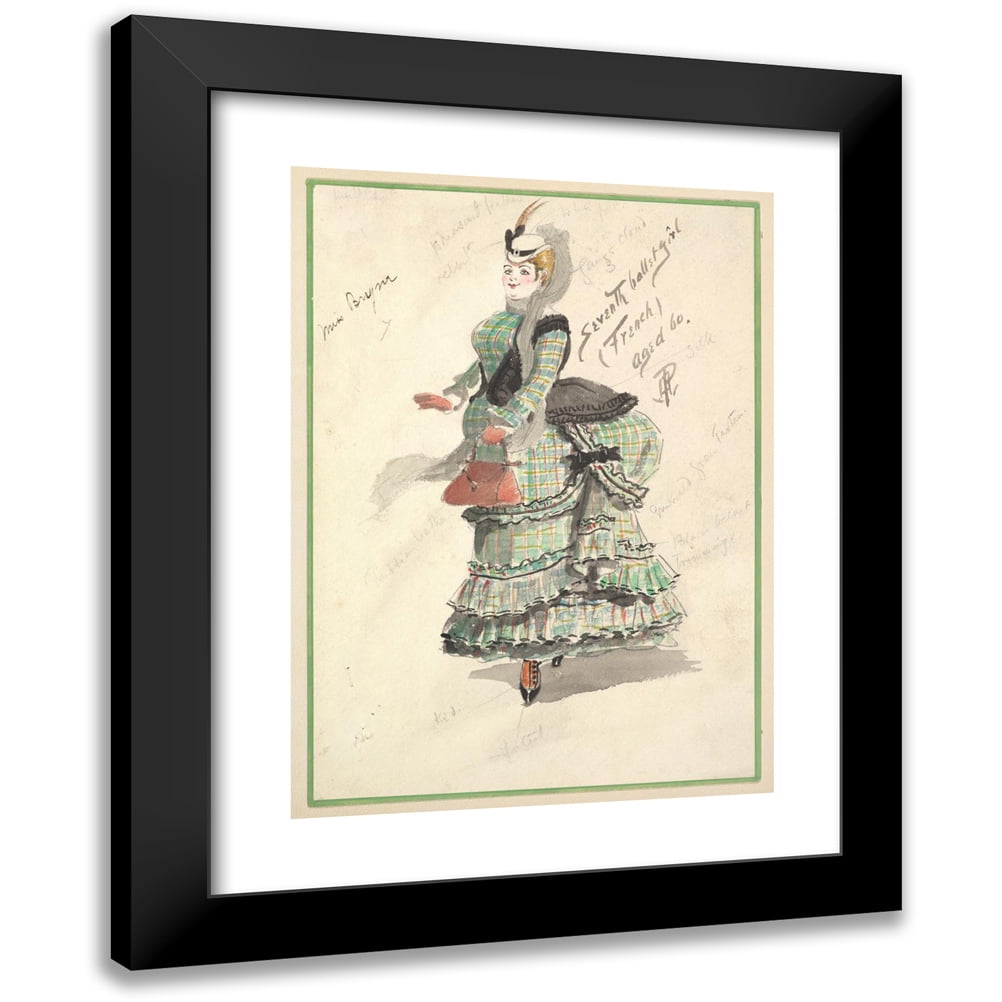 Percy Anderson 14x18 Black Modern Framed Museum Art Print Titled ...
