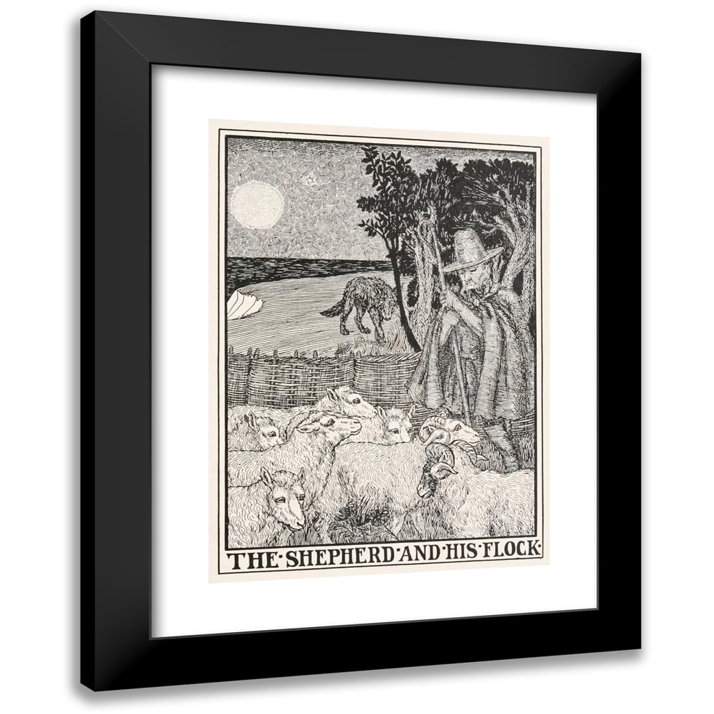 Percy J. Billinghurst 14x18 Black Modern Framed Museum Art Print Titled ...