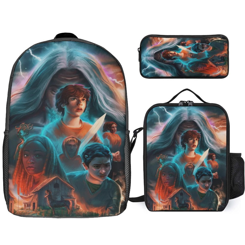 Percy Jack-so Backpacks Set Casual Laptop Backpack with Insulated Lunch ...