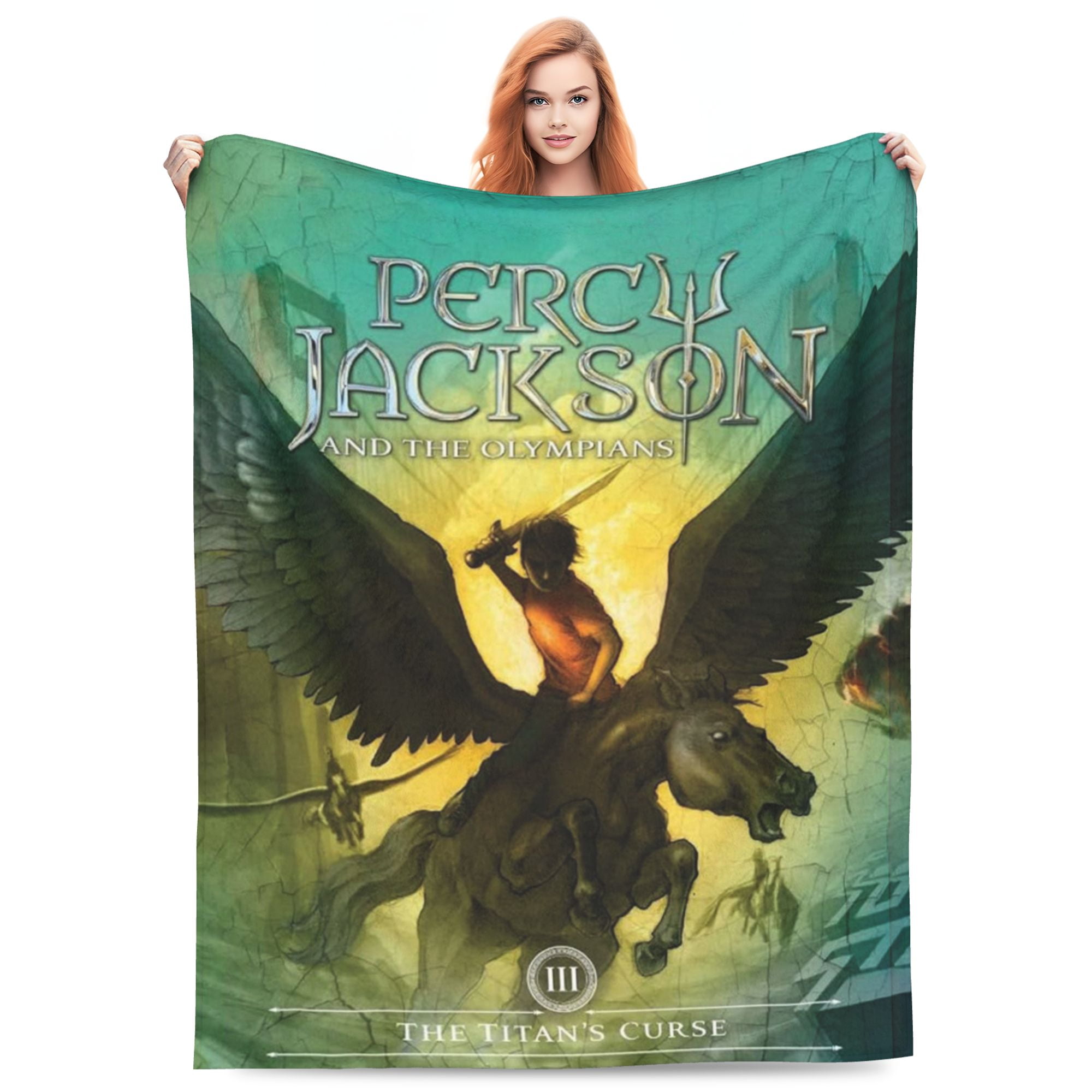 Percy Jack-so Bed Blanket 3D Printed Throw Blanket Lightweight Super ...