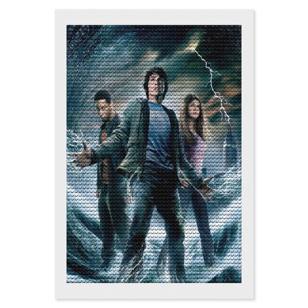 Percy Jackson Diamond Art Kits DIY 5D Anime Painting by Number Kits ...