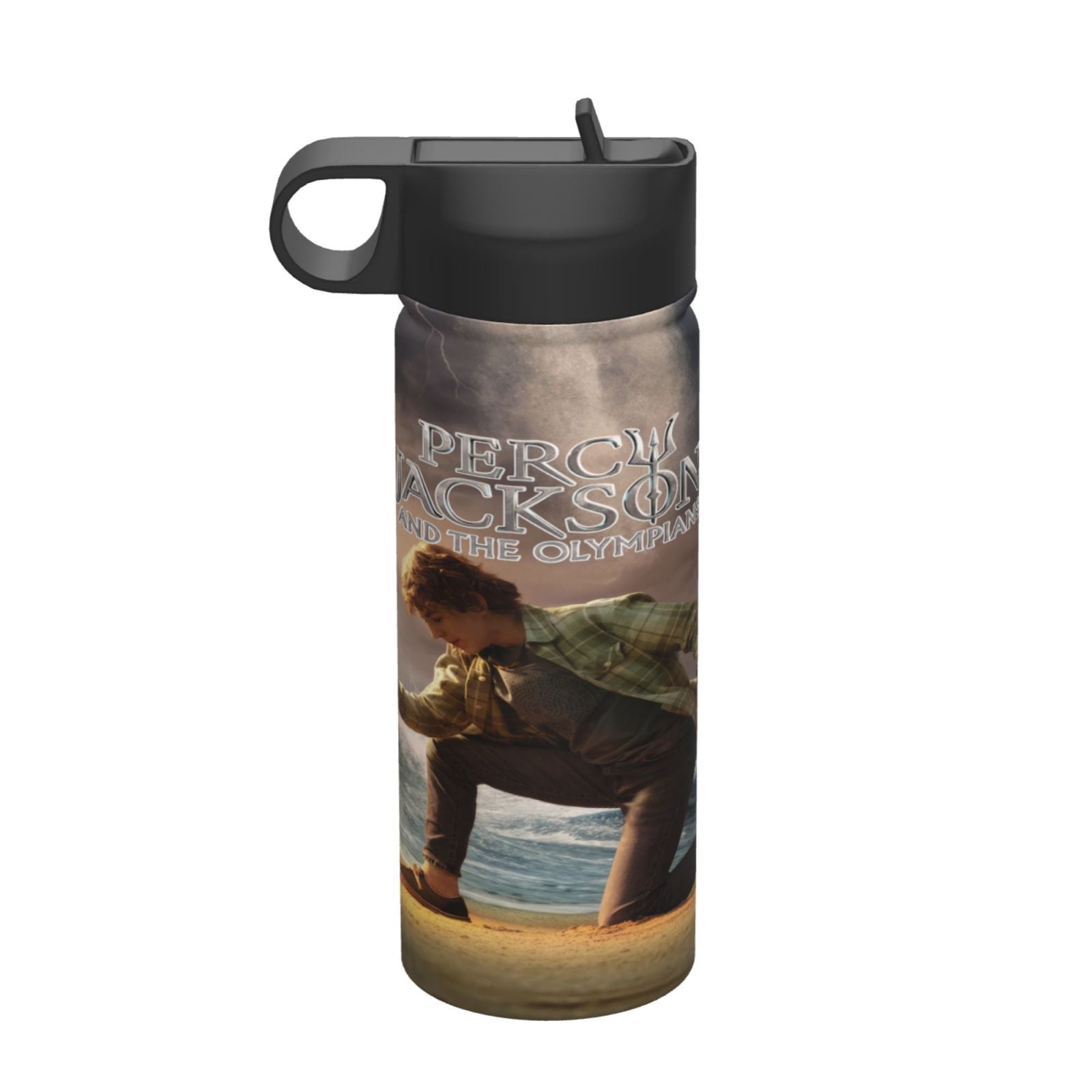 Percy Jack-so Insulated Water Bottle with Straw Stainless Steel Vacuum ...