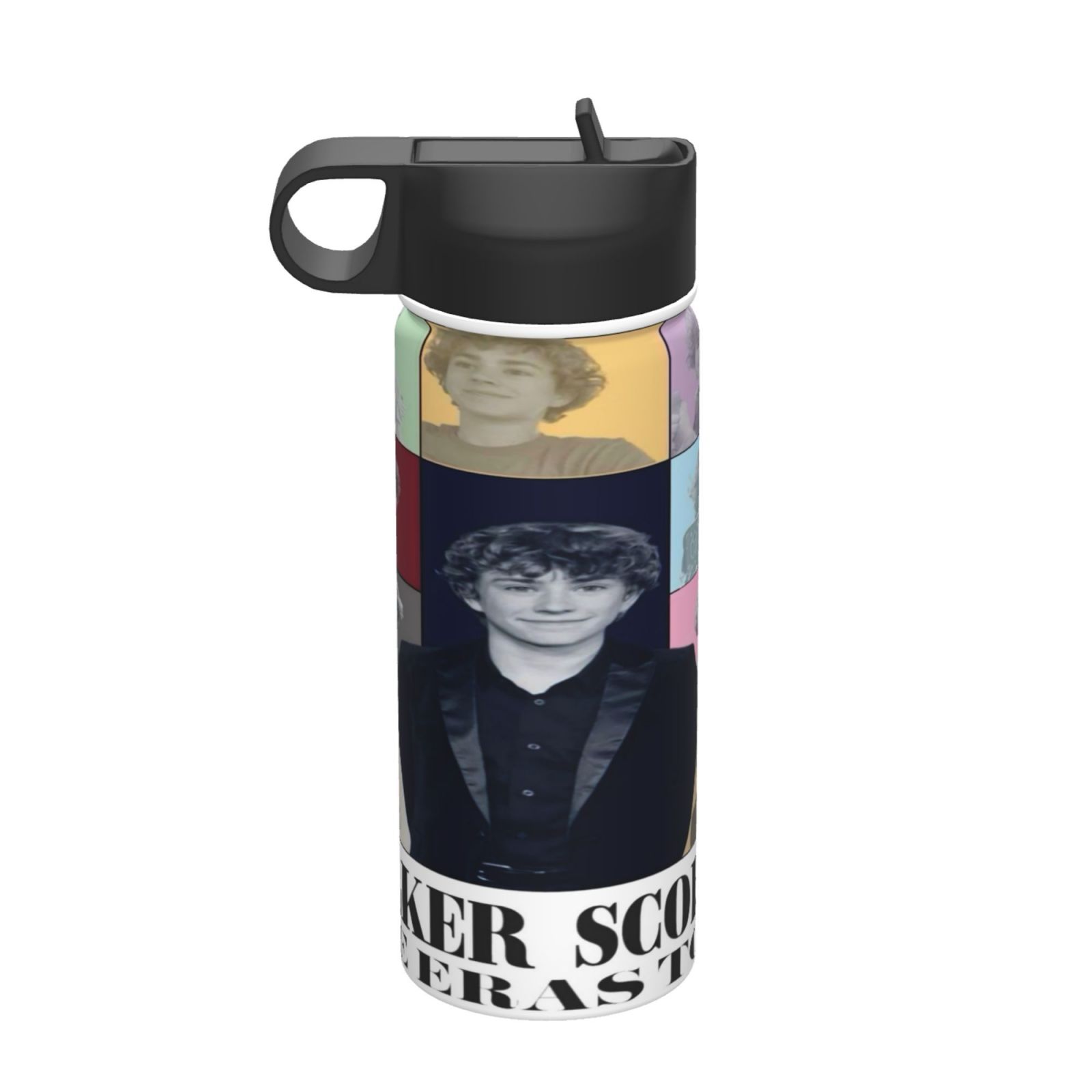 Percy Jack-so Insulated Water Bottle with Straw Stainless Steel Vacuum ...