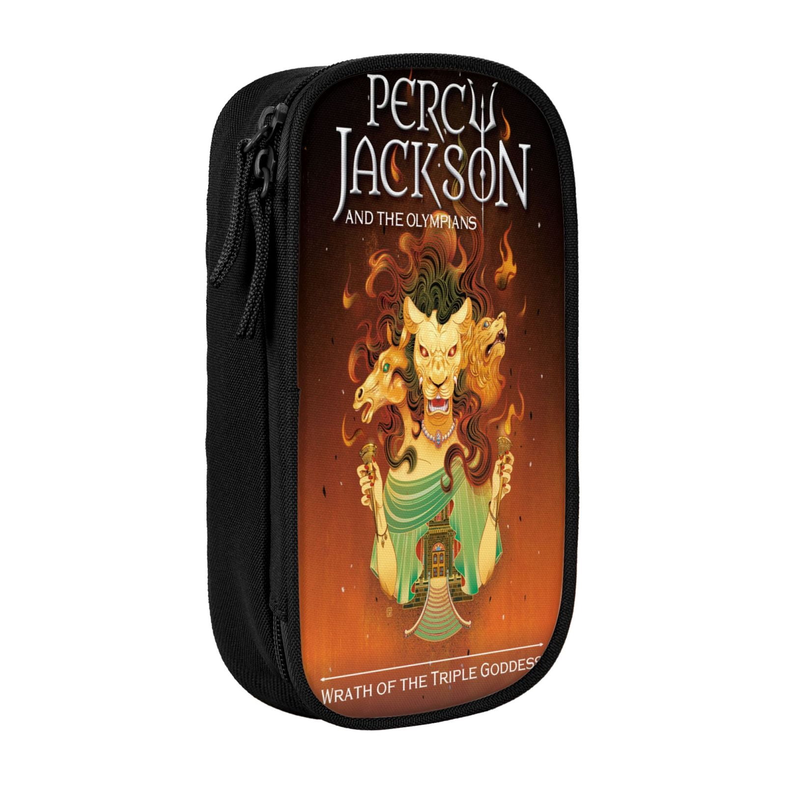 Percy Jack-so Pencil Pouch Case Makeup Bag Zipper Cosmetic Bag Double ...