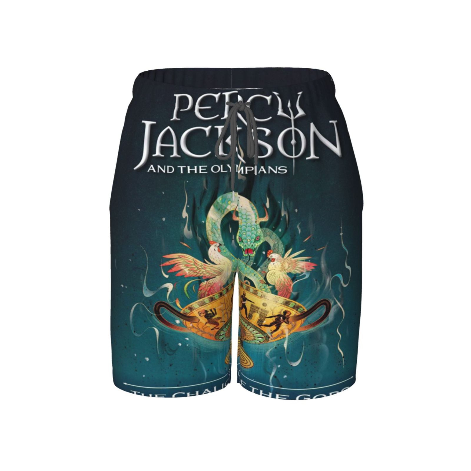 Percy Jack-so Swim Trunks for Boys Beach Short with Drawstring Swimsuit Pants - Walmart.com