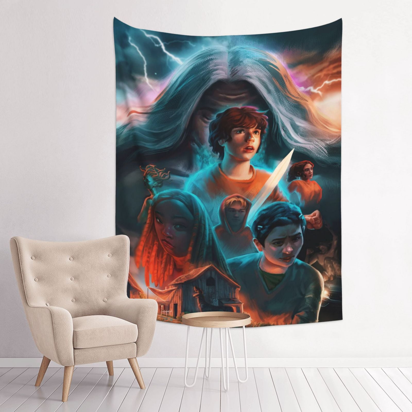 Percy Jackson Tapestry Anime Poster Large Background Wall Art Bedroom ...