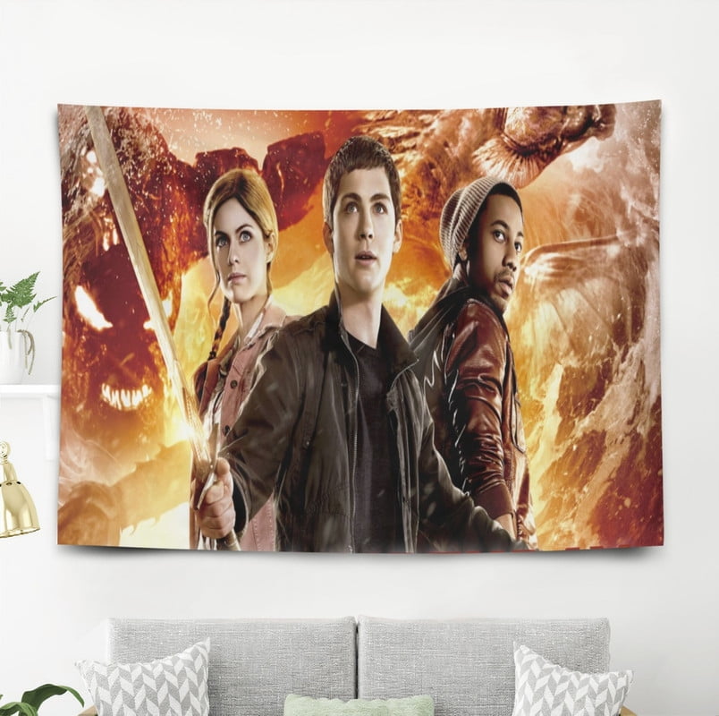 Percy Jackson Tapestry Backdrop Background Poster Gift for Bedroom for ...