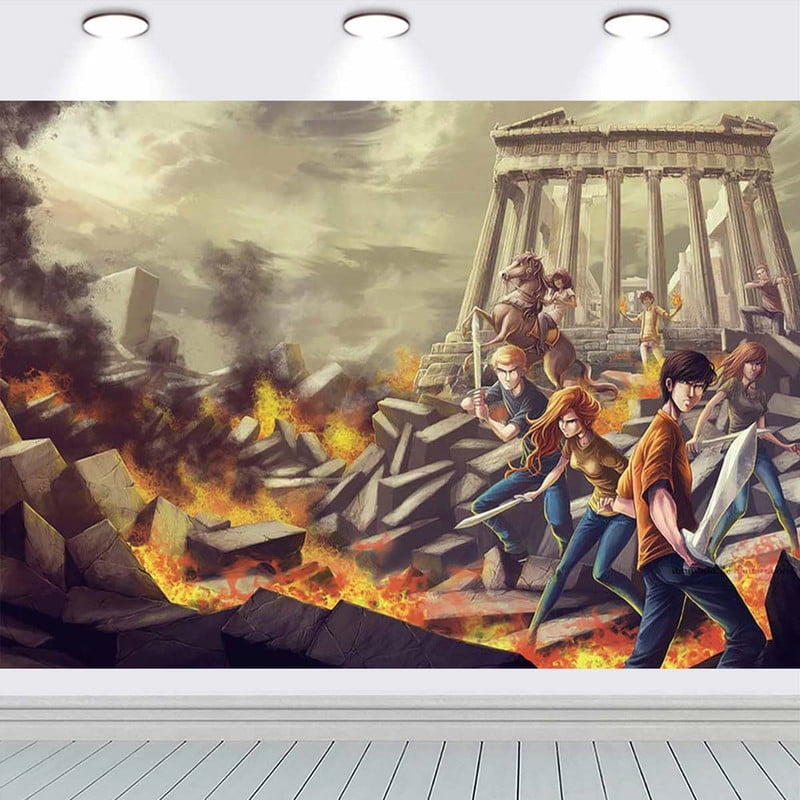 Percy Jackson Taspestry Wall Decor Birthday Banner Backdrop Background ...