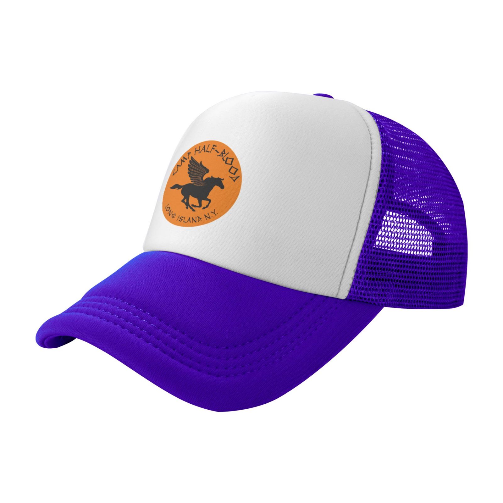 Percy Jackson Trucker Hat, Adjustable Snapback Mesh Baseball Cap with ...