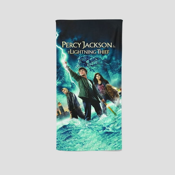 Percy Jackson has designed a distinctive single-sided towel, a custom ...